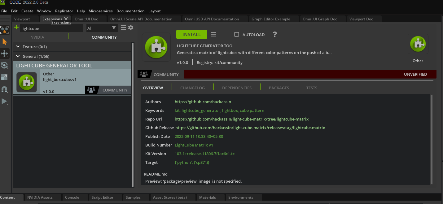 Generate LightCube Matrices With Our Omniverse Extension - NUA Dev